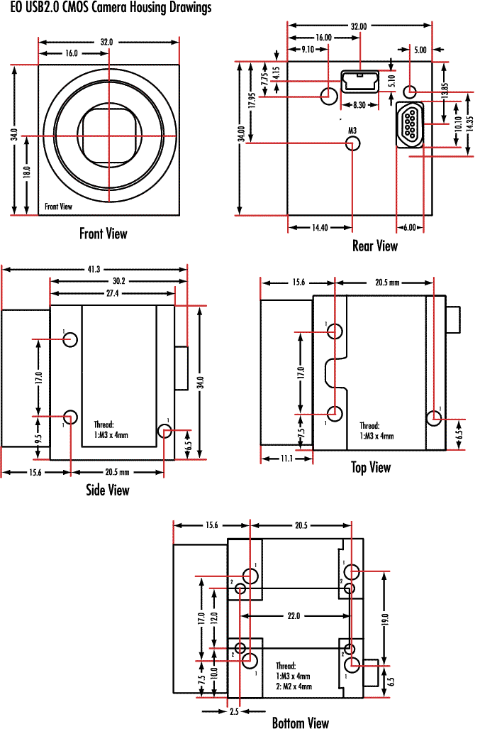 3m Harsh Environment USB 2.0 Cable | Edmund Optics