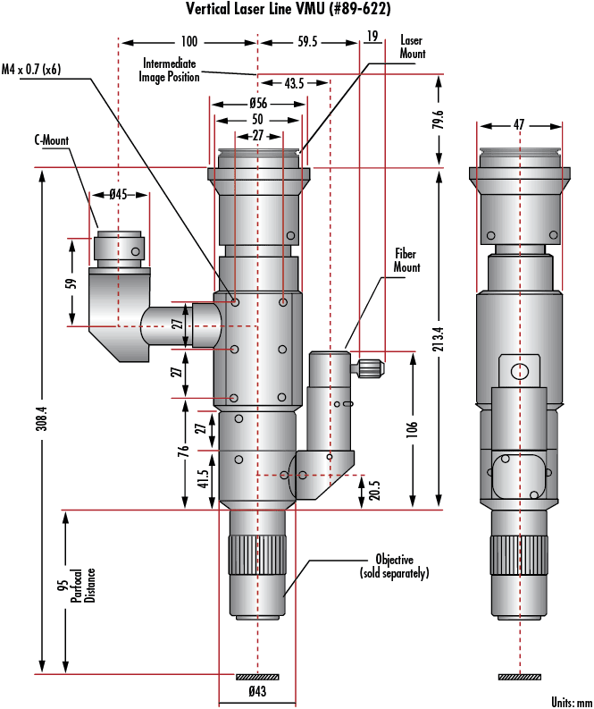 Manual Turret for Mitutoyo Video Microscope Unit | Edmund Optics