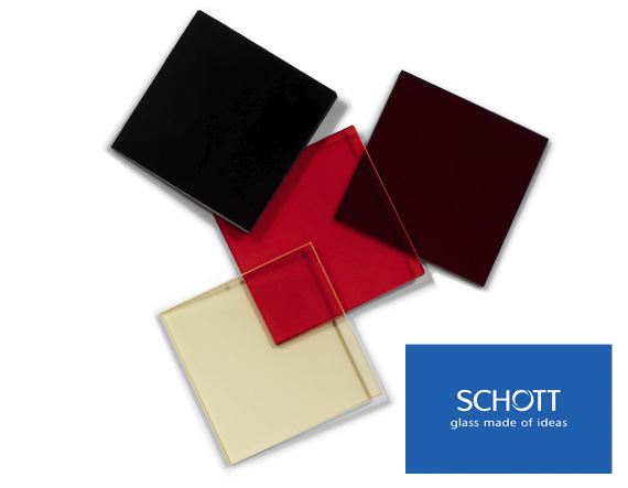 SCHOTT RG610 50mm Sq., 1mm Thick | Edmund Optics
